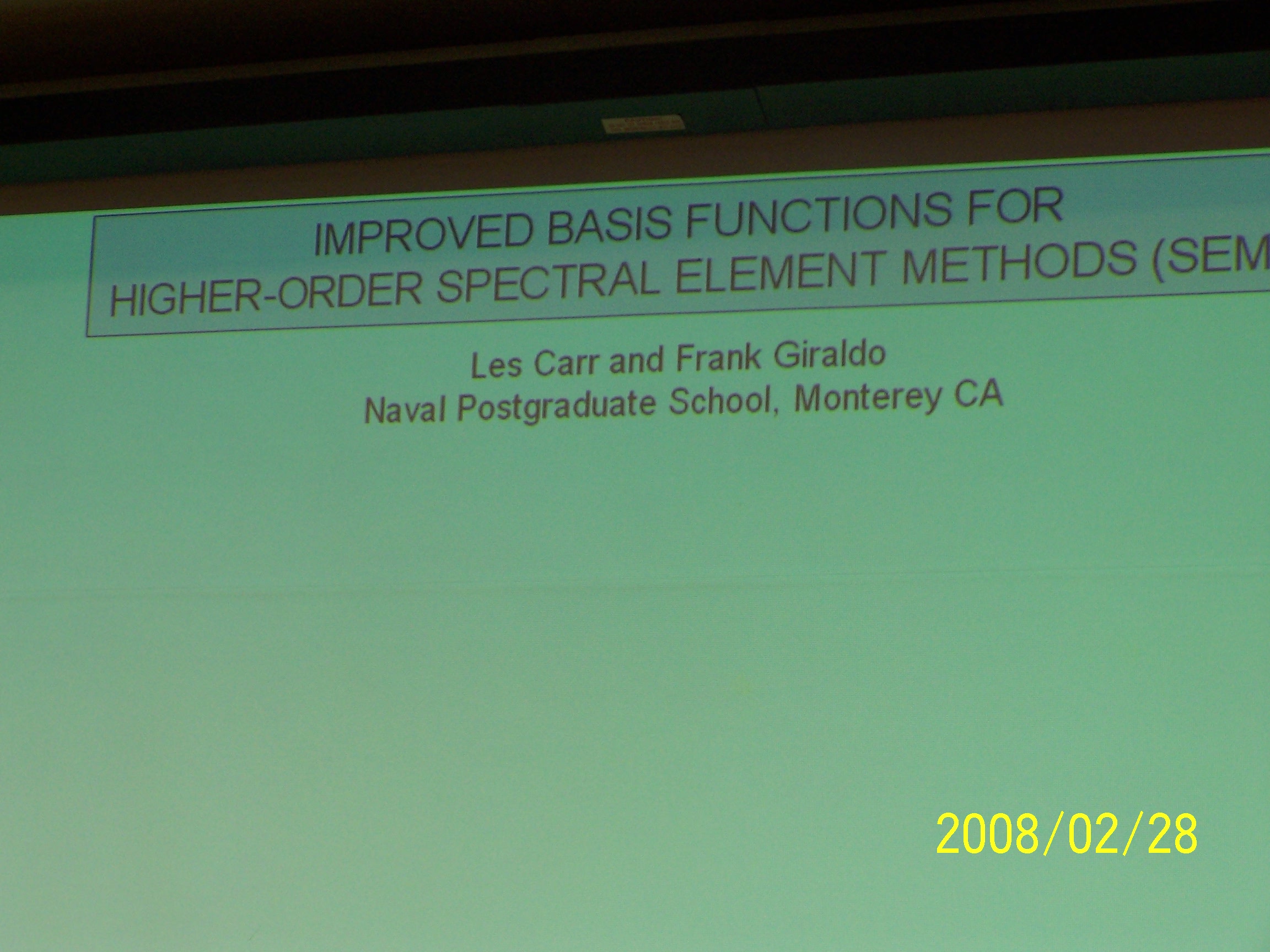 Professor Lester Carr